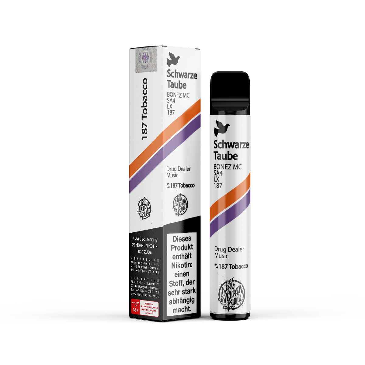 187 Vape - AMG Schwarze Taube - 20mg/ml - Vapestore 24/7 - Ihr Online ...