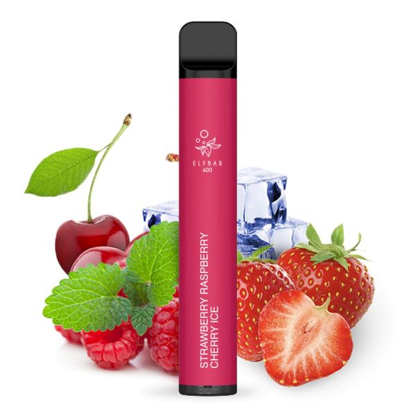 Elf Bar Strawberry Raspberry Cherry Ice 20mg/ml - Vapestore 24/7 - Ihr ...