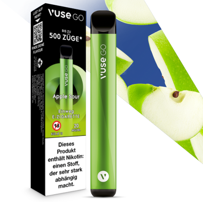 Vuse Go 500 - Apple Sour 20mg/ml - Vapestore 24/7 - Ihr Online Shop für ...